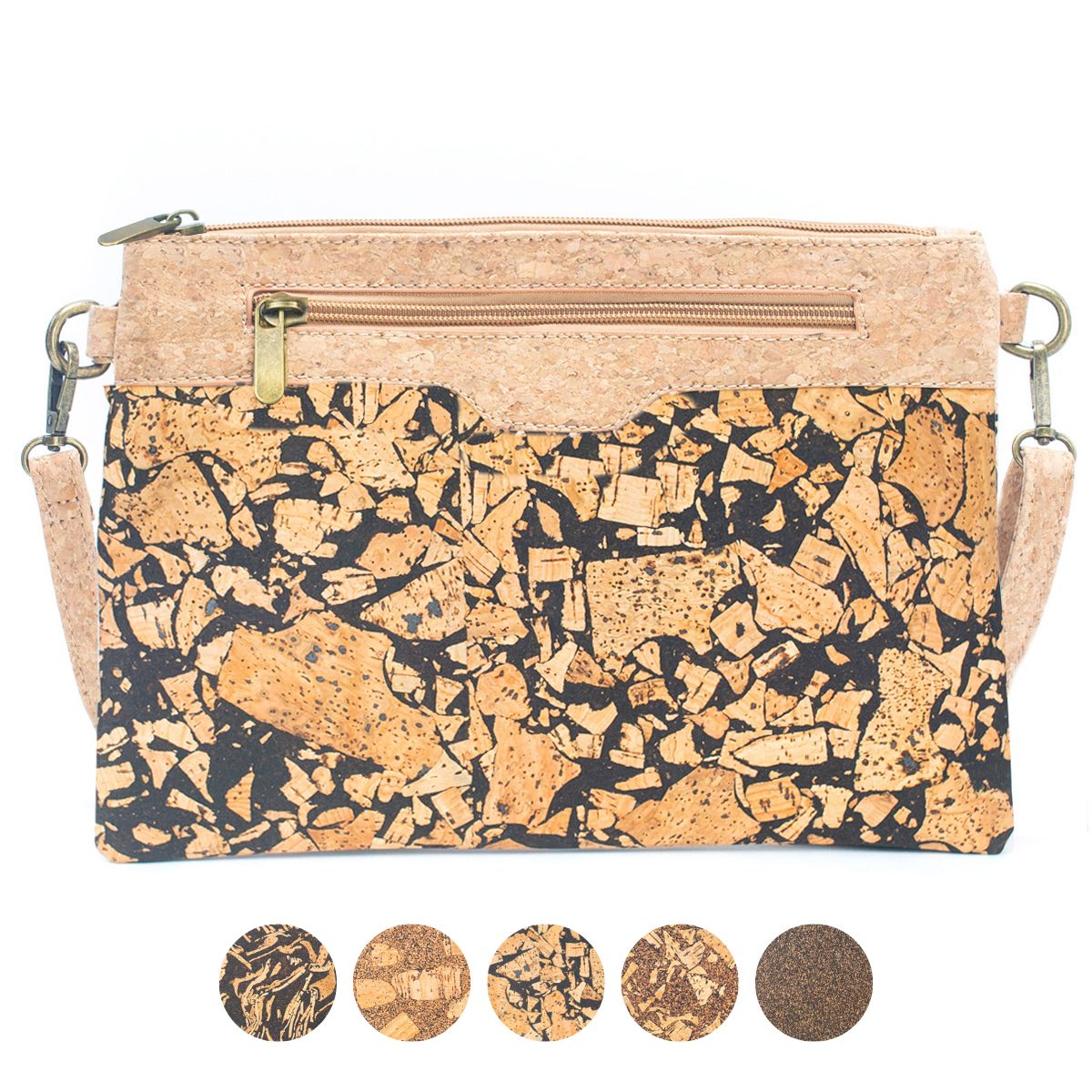Cork Crossbody Clutch Bag - 2-in-1 Vegan Convertible Bag – MB Cork