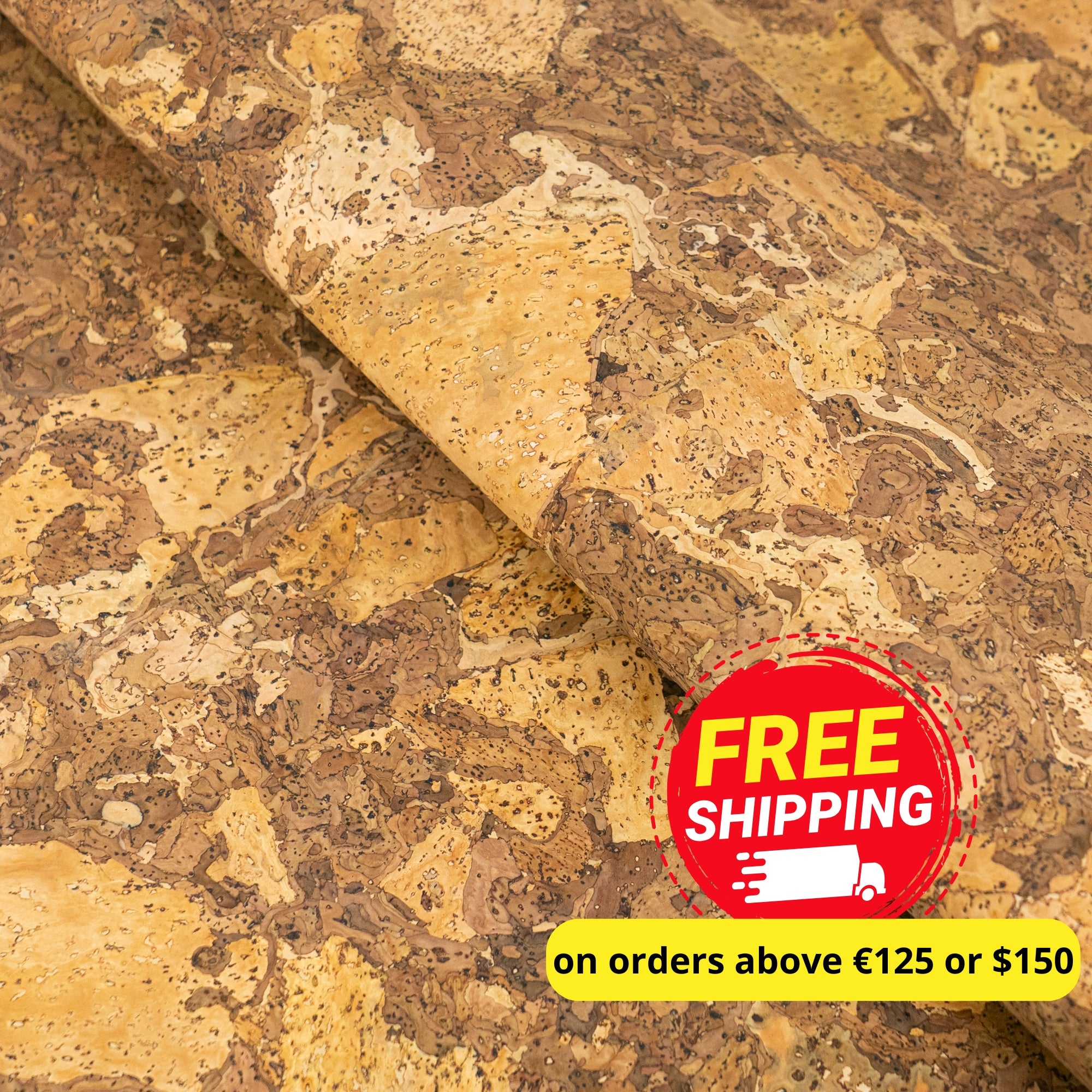 Natural Cork Fabric – Authentic Texture COF-624 – MB Cork