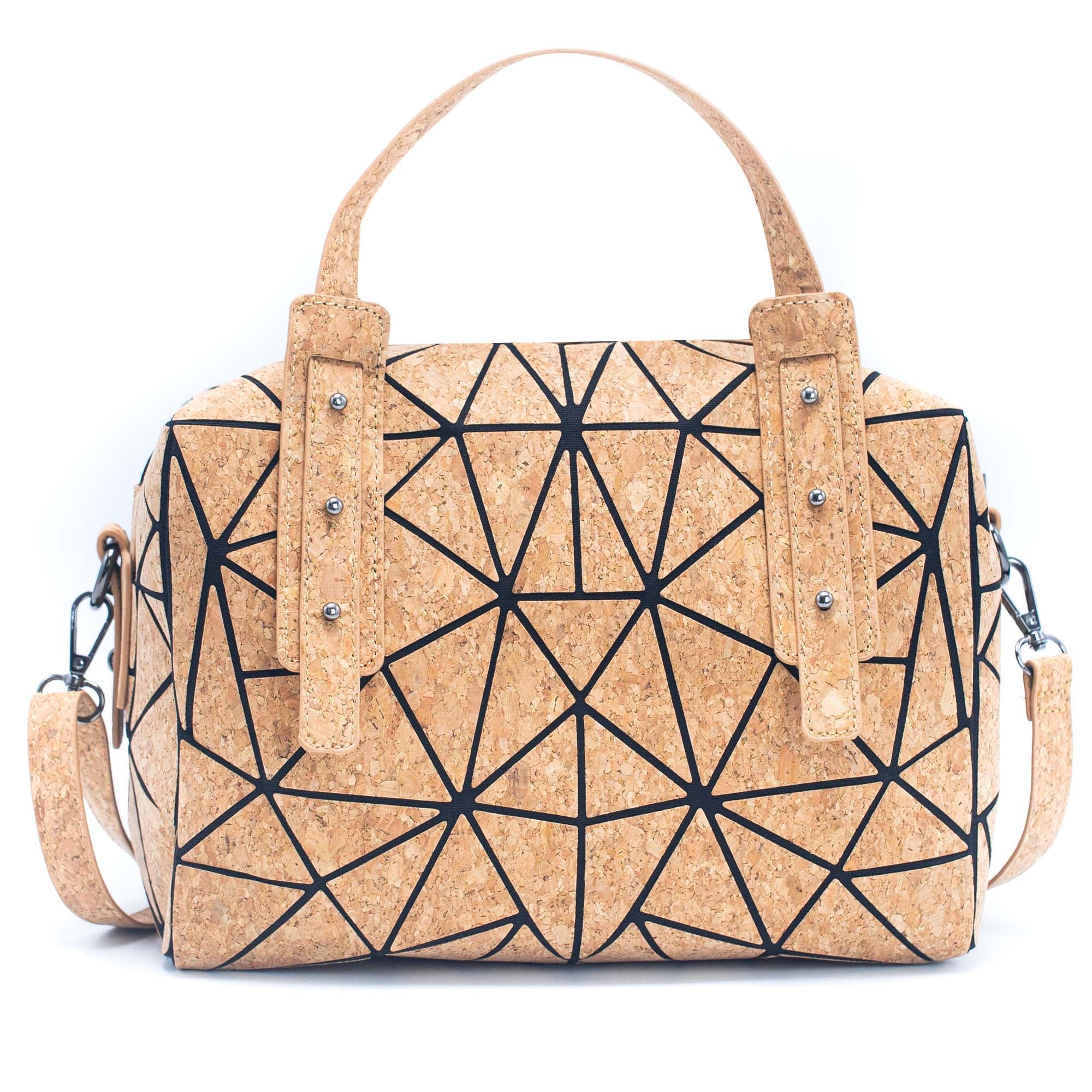 Geometric Cork Handbag for Women BAG-2062 – MB Cork