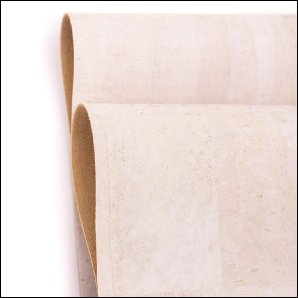 Premium Solid Milky White Cork Fabric COF-127 – MB Cork