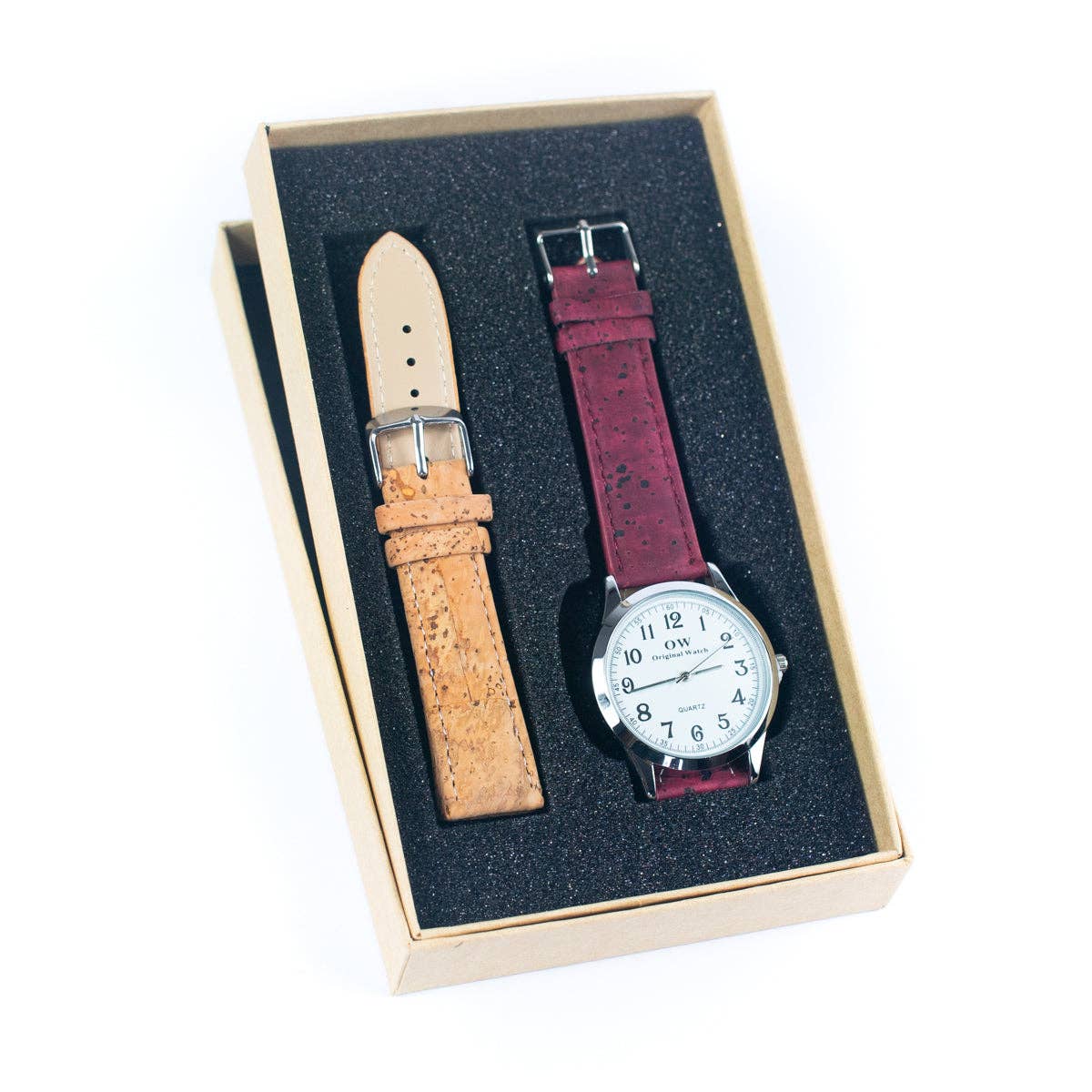 Natural Cork watch Unisex fashion Watch WA-412-BOX（with box） – MB Cork