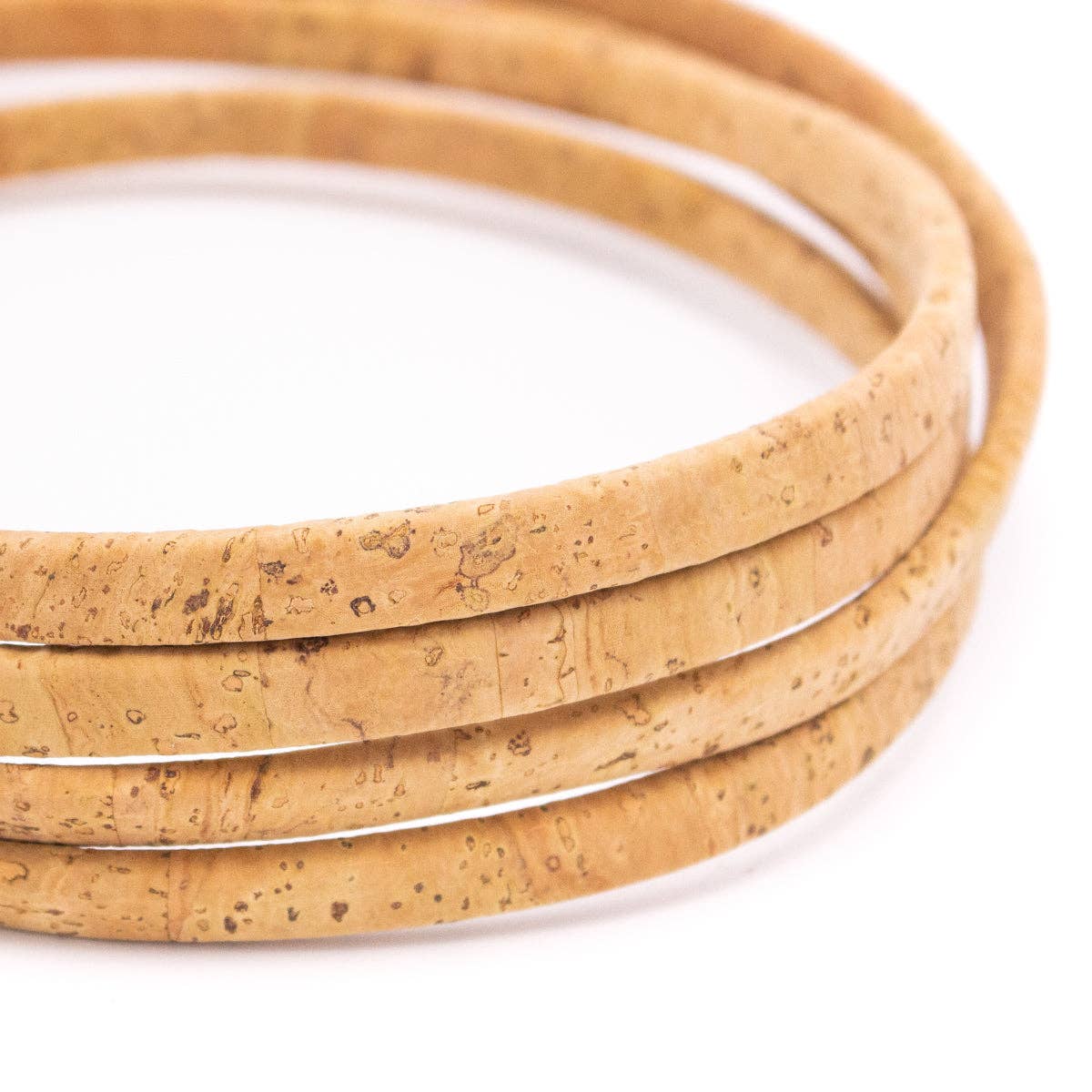 1 Meter 10x5mm natural Licorice Cork Cord Leather Portuguese cork COR ...