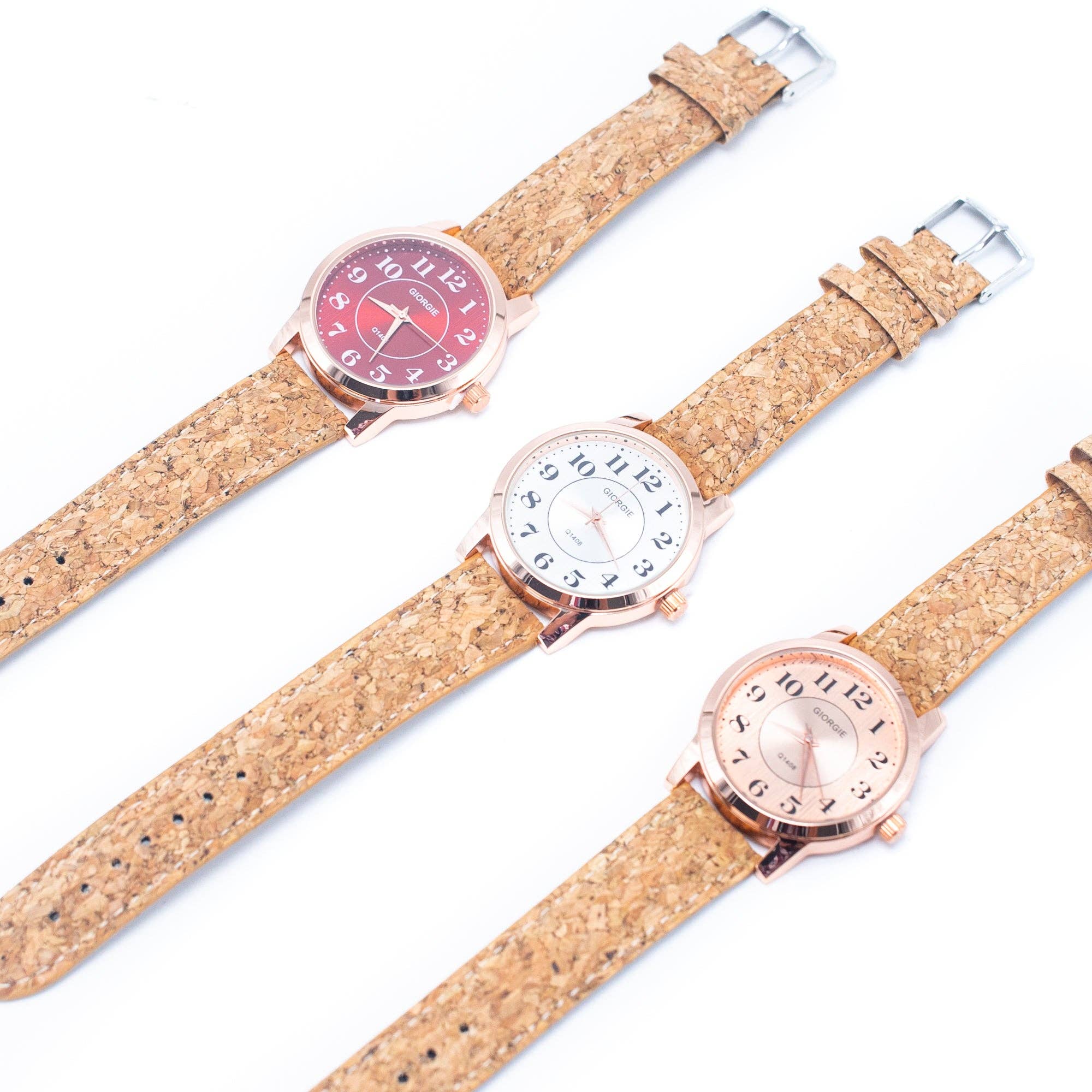 Natural Cork watch unisex fashion Watch WA-362（without box） – MB Cork