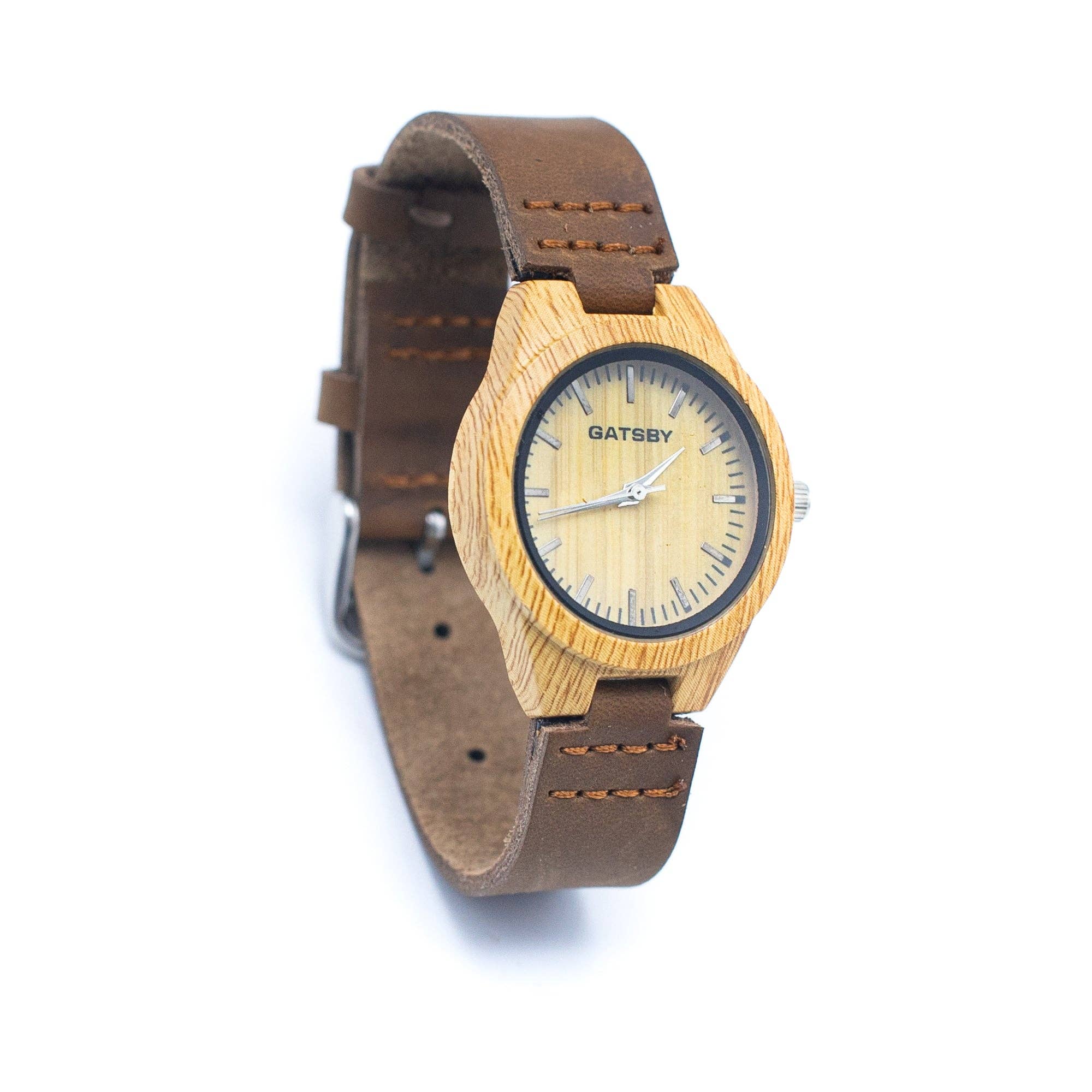 Vintage ladies watch Leather Strap Quartz Watch WA-284 – MB Cork