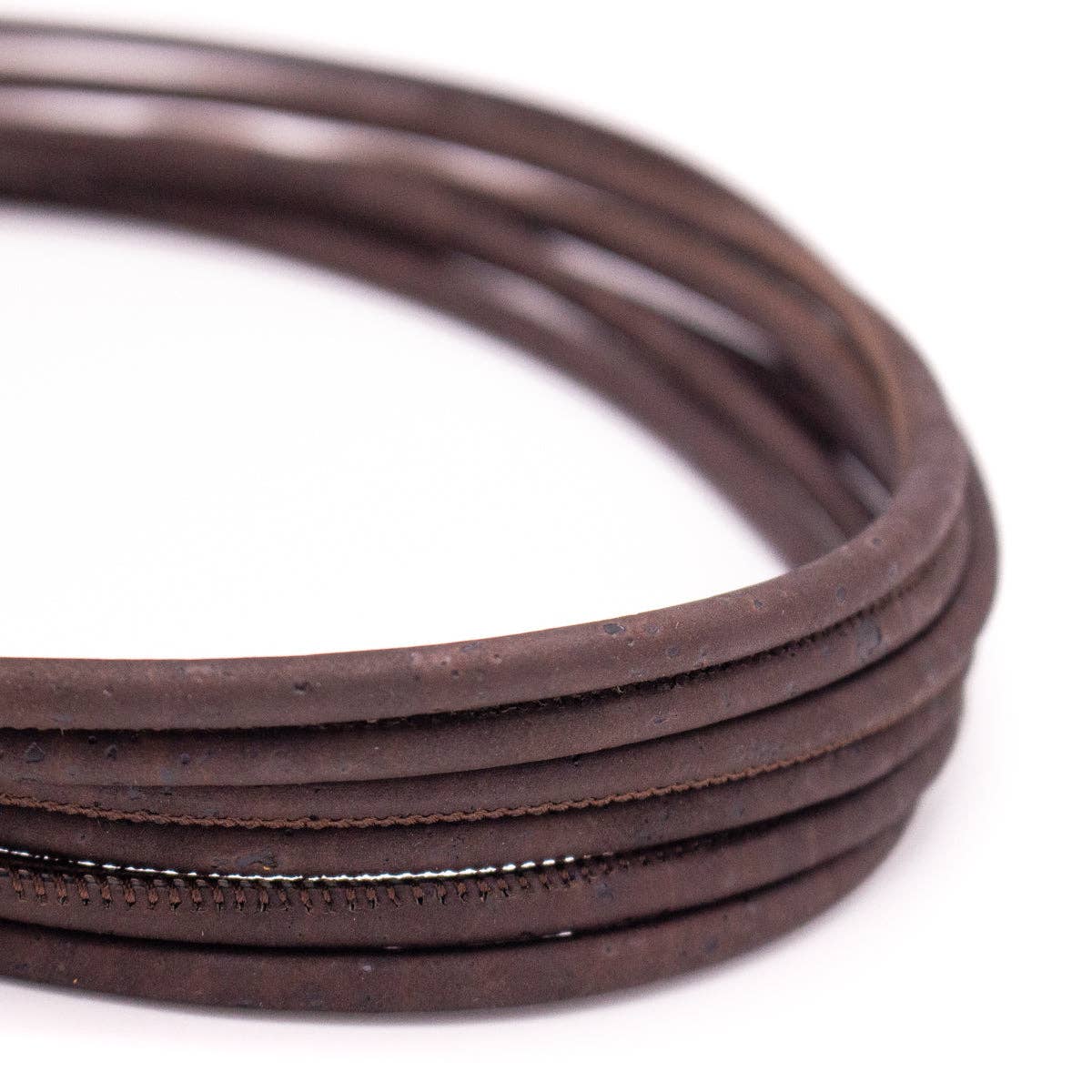 Dark brown 5mm round cork cord COR-451(10meters) – MB Cork