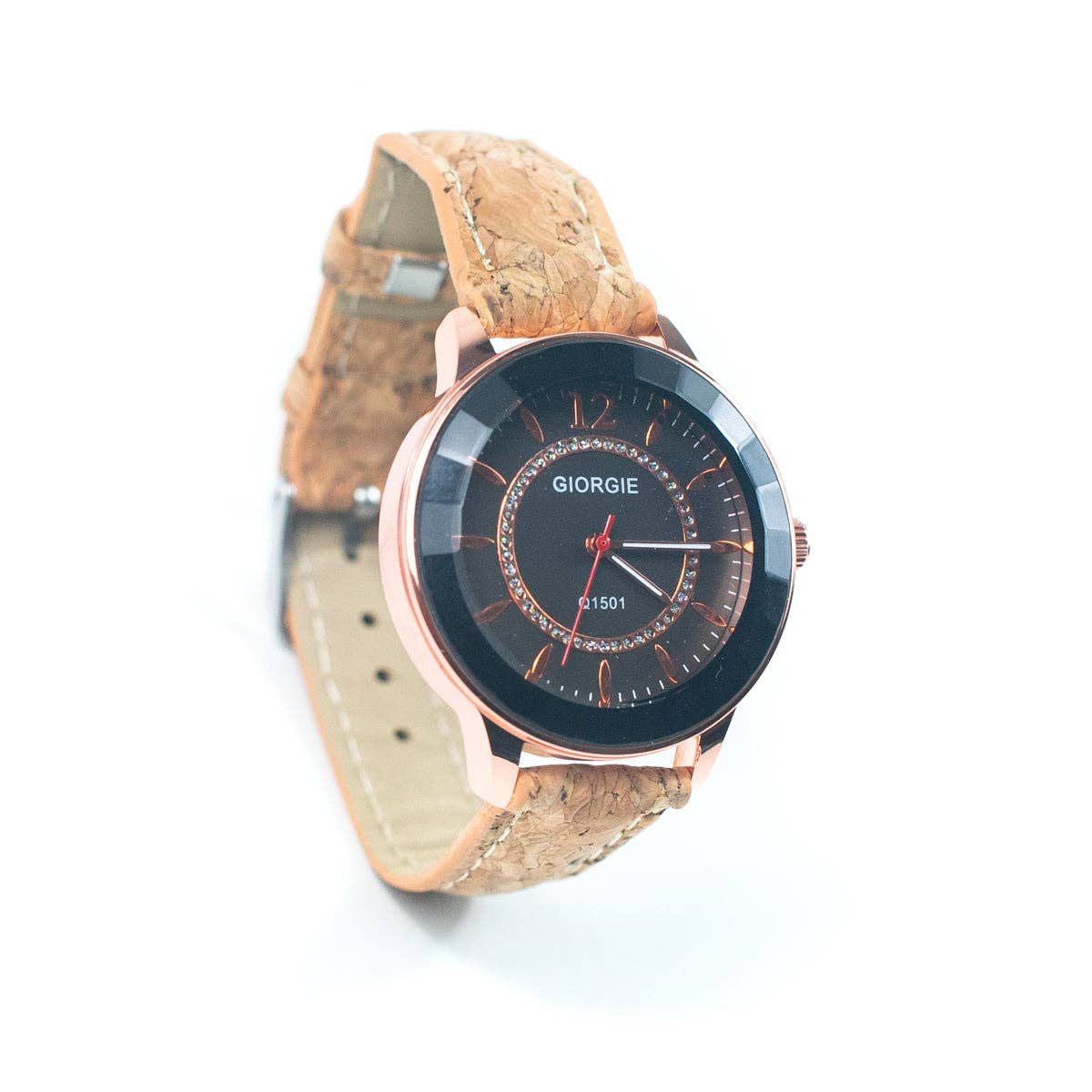 Natural Cork watch ladies fashion Watch WA-443-A（WITHOUT BOX） – MB Cork