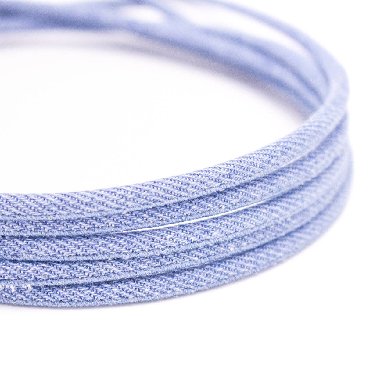 Denim 5mm round cord for jewelry making （Not Cork） COR-479(10meters ...