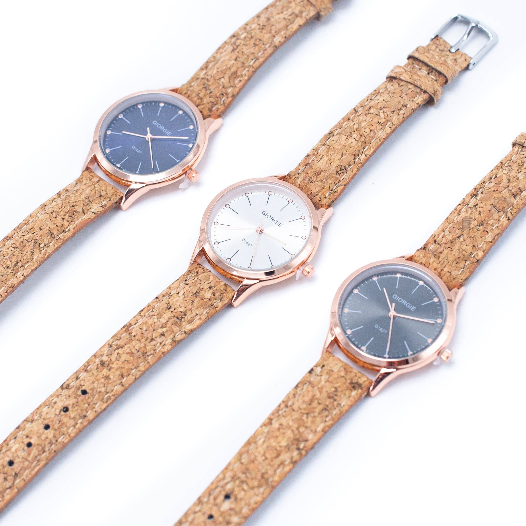 Natural Cork watch unisex fashion Watch WA-365（without box） – MB Cork