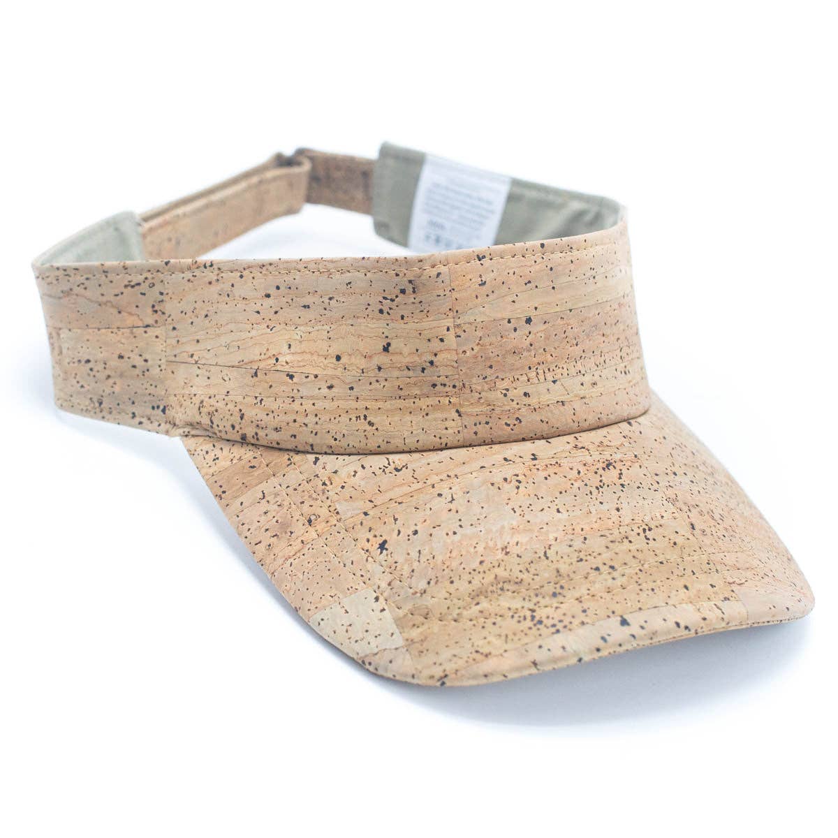 Tobacco Natural cork sun visor cap L-877-D – MB Cork